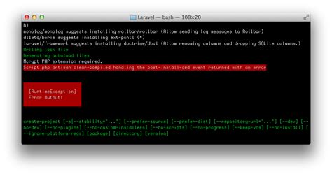 แก้ปัญหา Mcrypt Php Extension Required สร้าง Laravel ด้วย Xampp บน Mac