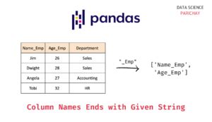 Pandas Find Column Names That End With Specific String Data Science Parichay