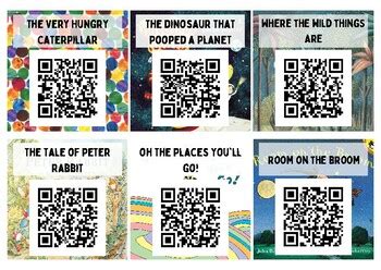 Story Book QR Codes By Coastie Teacher TPT