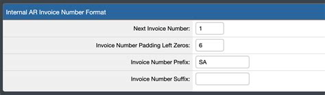 Invoice Number Formatting Supportability Knowledge Base