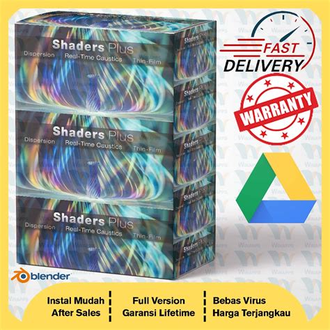 jual shaders plus caustics thin film dispersion for cycles and eevee