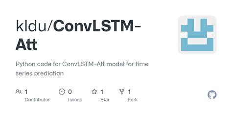 Github Klduconvlstm Att Python Code For Convlstm Att Model For Time Series Prediction