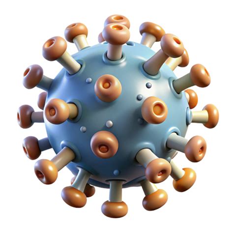 Dramatic Rustic Quantum Microscope Virus Structure Illustration