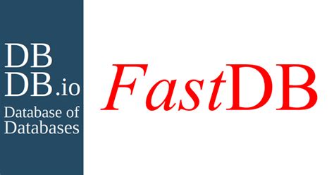 FastDB Database Of Databases