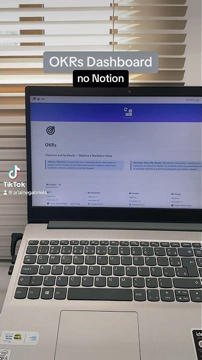 Template Novo Notion Notion Notiontemplate Notionmindset Okr Youtube