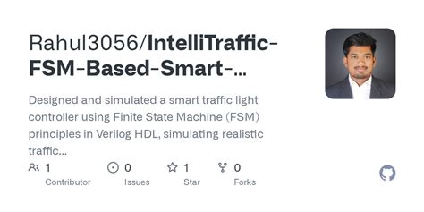 Github Rahul3056intellitraffic Fsm Based Smart Traffic Light