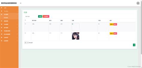 0001 基于ssm的高校专业信息管理系统 附源码 csdn博客