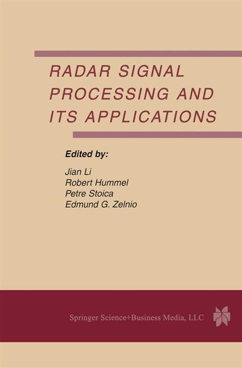 Radar Signal Processing And Its Applications Multidimensional Systems