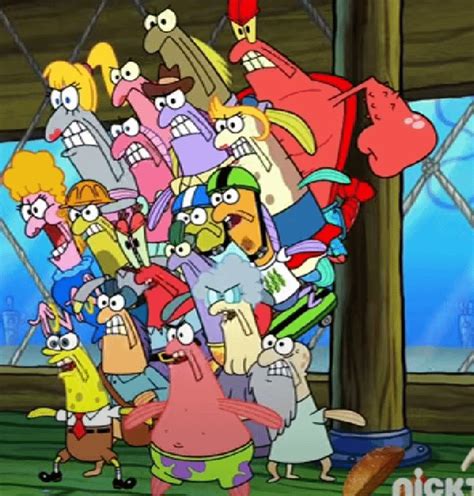 What Would Other Characters In Sponge Bob Look Like As Faux Chovies R Spongebob