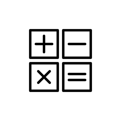 Mathematical Elements Of Computation Vector Icon Illustration 23037255 Vector Art At Vecteezy