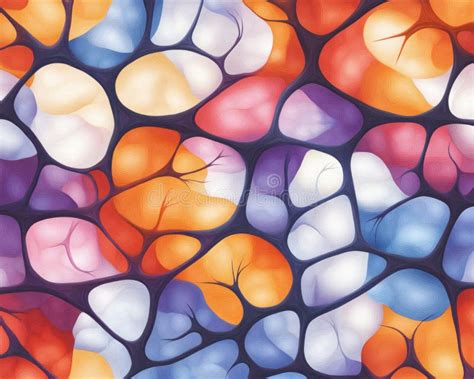 Artistic Depiction Of Neuron Pathways Forming Learning Patterns A Vivid