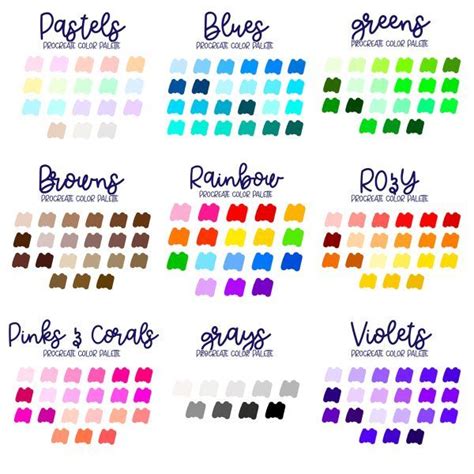 Free Procreate Color Palette Color Palette Design Color Palette Color Palette Challenge
