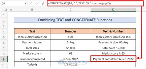 How To Combine Text And Numbers In Excel Ways