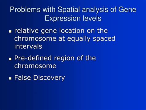 Ppt Mapping The Genome A Spatial Analysis Of Gene Expression On The