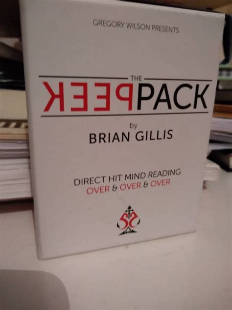 Peek pack de Brian GILLIS Matos Virtual Magie l actualité des