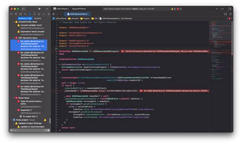 V Xcode Build Failed Oh My God Issue Googleads Googleads Mobile Unity GitHub