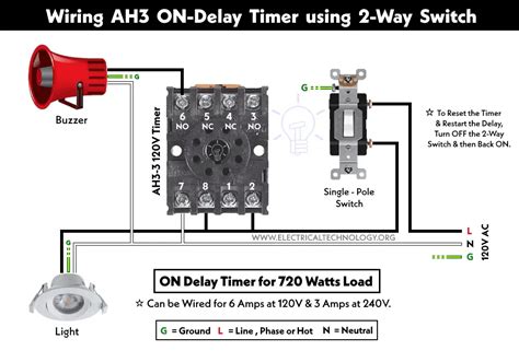 How To Wire ON Delay Timer For 120V And 240V Load Circuits