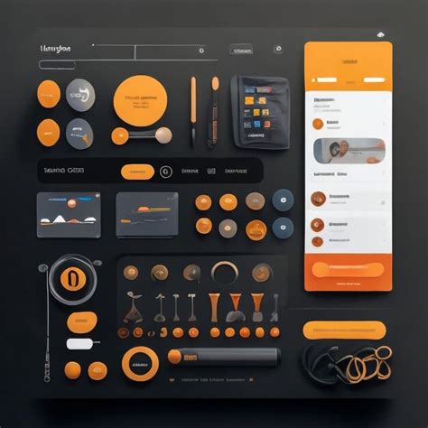 Premium Ai Image Interface Button Set