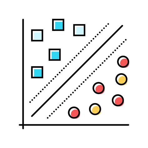 K Nearest Neighbors Knn Algorithm Color Icon Illustration 52843788
