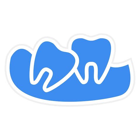 Premium Vector Wisdom Tooth Icon Style