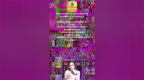 Dart When Should The Async Keyword Be Added To A Function In Dart Youtube