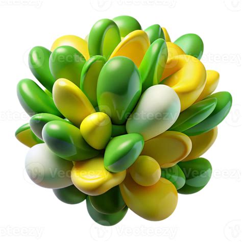 Beautiful Rustic A Dynamic Composition Of Overlapping Translucent Shapes In Shades Of Green And