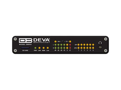 DB910 IP音声コーデック DEVA Broadcast ヒビノインターサウンド株式会社