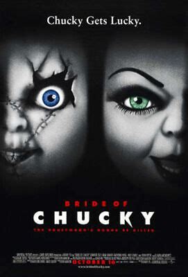 Bride Of Chucky Original Rolled Double Sided Movie Poster 1998 John