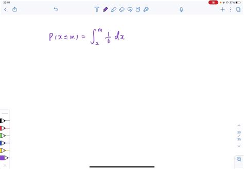 Solvedfind The Median Of The Random Variable X With The Probability