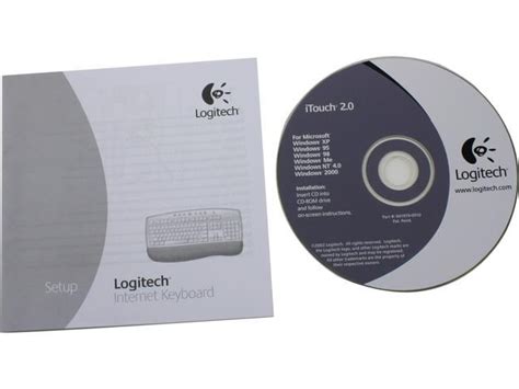 Open Box Logitech Internet Keyboard 967248 1403 White Wired Keyboard
