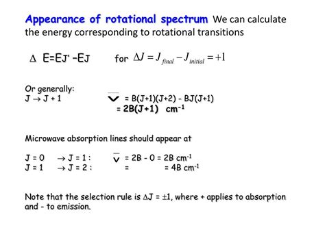 Ppt Rotational Spectroscopy Powerpoint Presentation Free Download Id 6010043