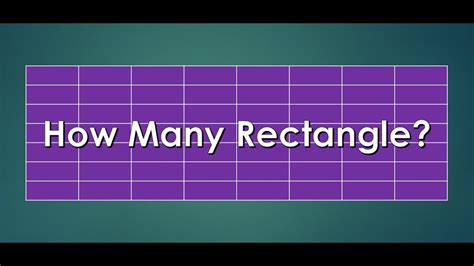 How many rectangle can you find? - YouTube