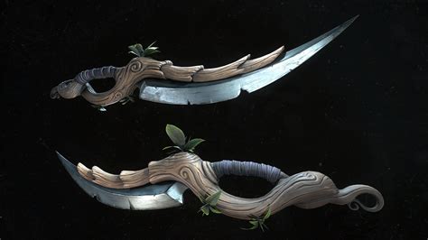 Fantasy Dagger Concept Art By Víctor Plazas