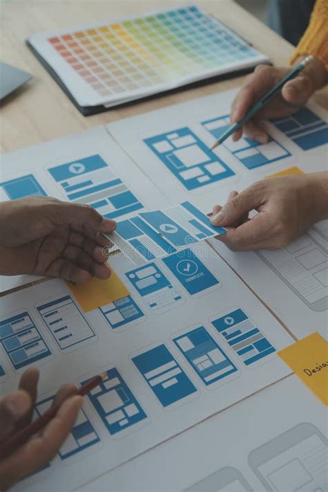 Ux Ui And Programming Development Technology Stock Image Image Of