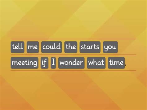 Embedded Questions Unjumble