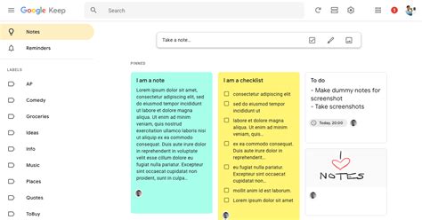 keep notes on the web is the latest to get a material design refresh