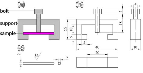A Schematic Diagram B Dimensions Of The Experimental Setup C Download Scientific