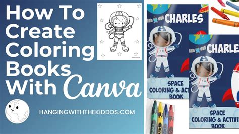 How To Create Coloring Book With Canva Custom Party Favors YouTube