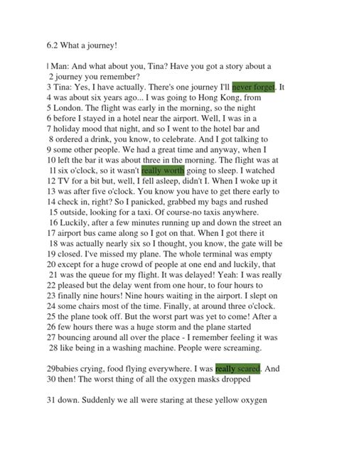 recording script and exercise pdf