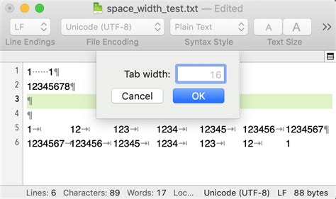 Width Of A Space Character Is Only Half Of Other Characters Issue Coteditor CotEditor