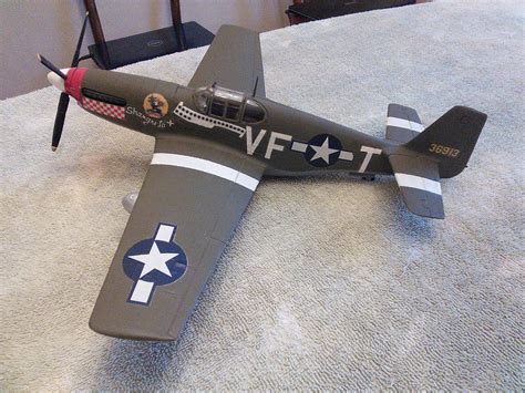 P 51b Mustang Plastic Model Airplane Kit 132 Scale 855535