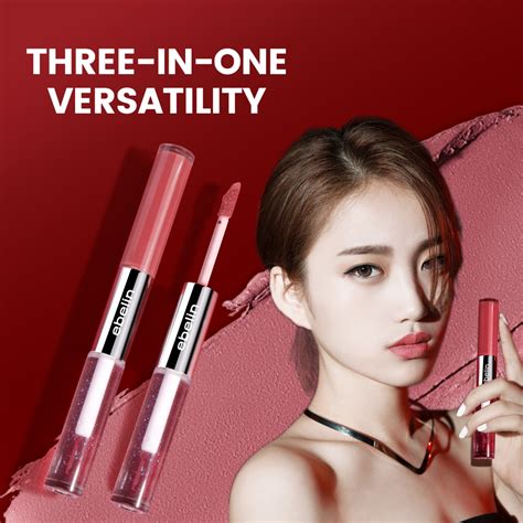Jual Ebelin Lipstik Cair 2 In 1 Lip Glaze Lipstik Dengan Liquid Lipstick Lip Gloss Lip Glaze