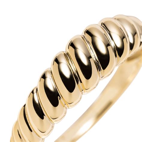 Mette Ring I Forgylt Sølv Kuppelring Fra By Olea Bjørklund