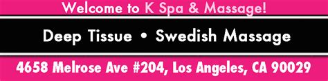 K Spa And Massage Gentlemens Guide La