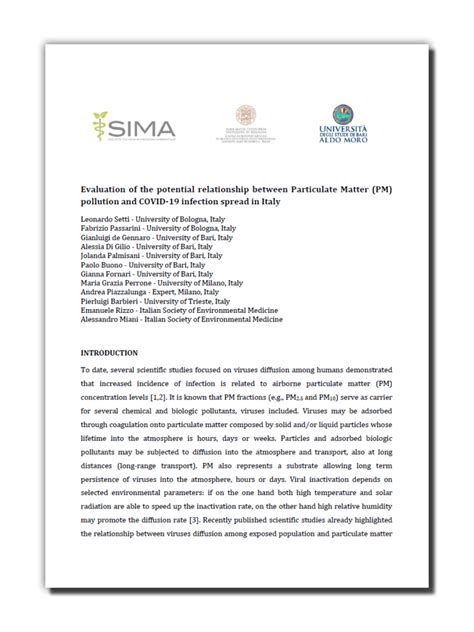 Assessing Link Between Particulate Matter And Covid Bosstek