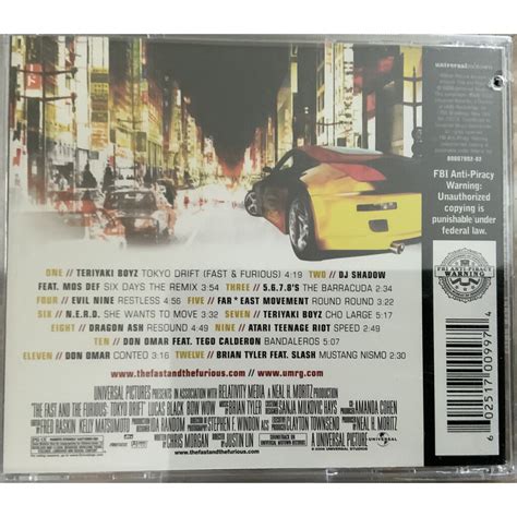 Tokyo Drift Soundtrack The Fast And The Furious Tokyo Drift