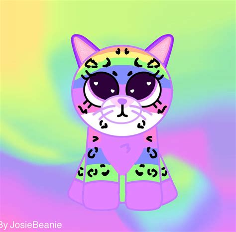 Beanie Boo Rainbow Leopard By Josibeanieboo On Deviantart