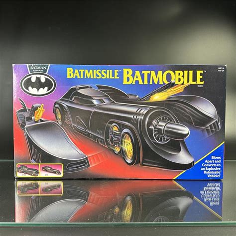 1992 Kenner Batman Returns Batmissile Batmobile Contents Sealed 1c