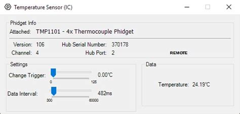 X Thermocouple Phidget TMP At Phidgets
