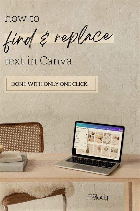 how to find and replace text in canva — with only one click canva